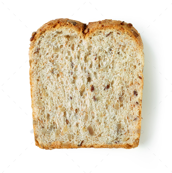 single slice of bread Stock Photo by magone | PhotoDune