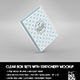 Clear Box with Stationery Set Packaging Mockup, Graphics | GraphicRiver
