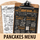 Pancakes Menu Template, Print Templates | GraphicRiver