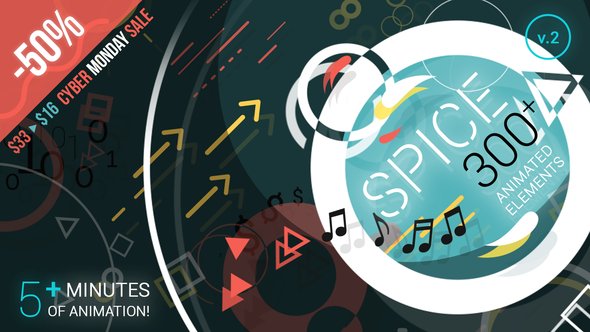 SPICE - 300+ Animated Elements by risto | VideoHive