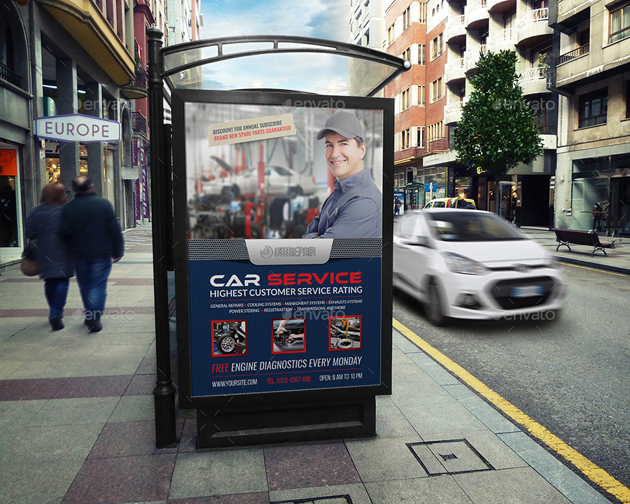 Car Services Poster Template Vol.3, Print Templates | GraphicRiver