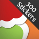 300 raster stickers, Graphics | GraphicRiver