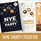 NYE Party Poster / Flyer, Print Templates | GraphicRiver