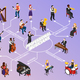Professional Musicians Isometric Flowchart, Vectors | GraphicRiver