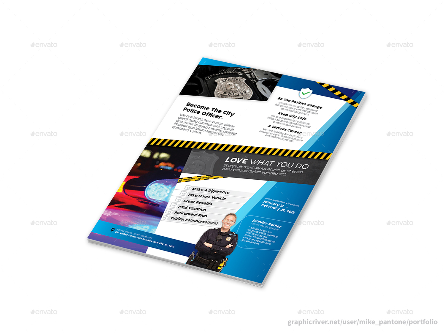 Police Flyers – 4 Options, Print Templates | GraphicRiver