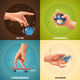 Hand Game Design Concept, Vectors | GraphicRiver