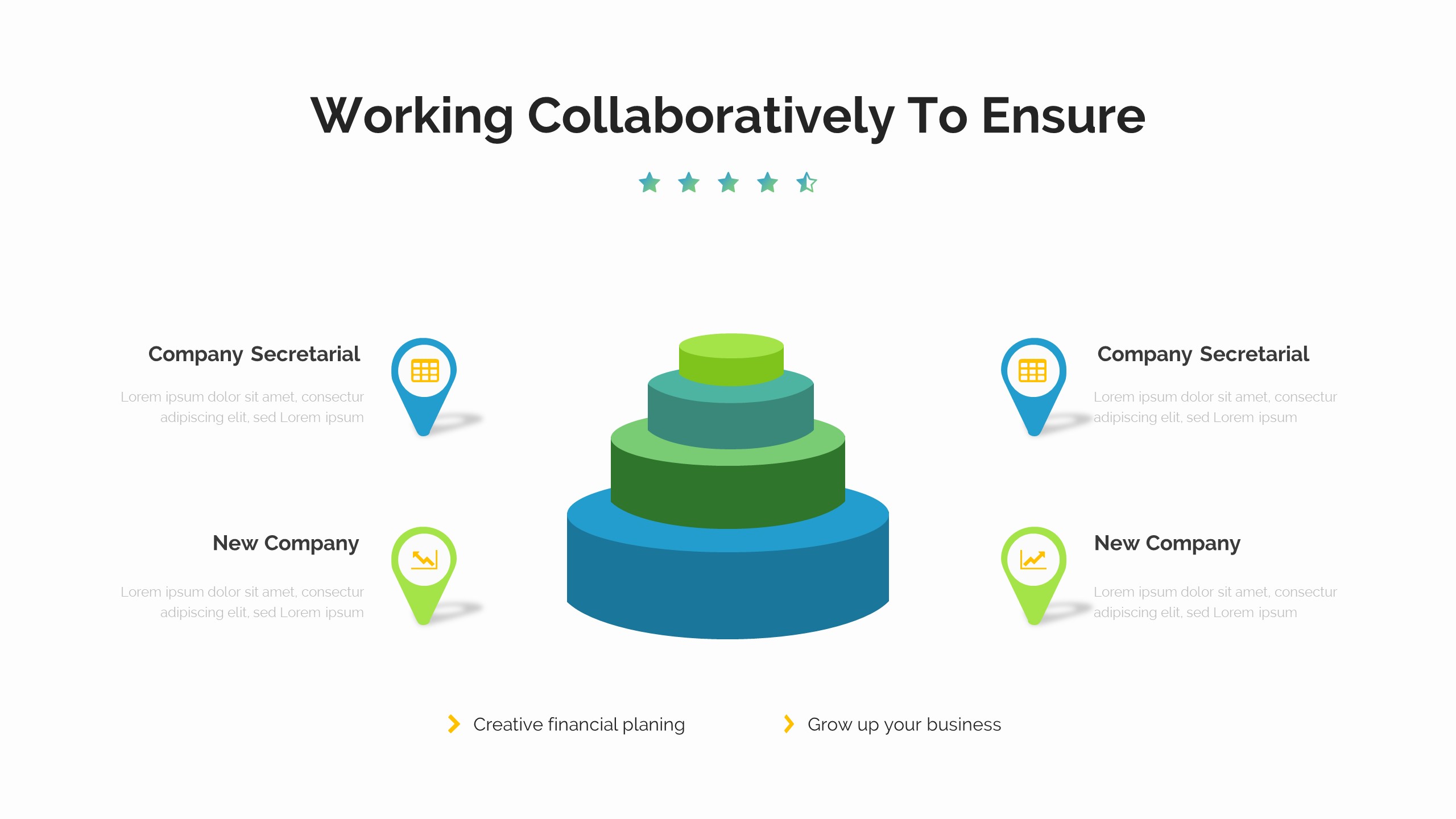 Growth Strategy Pitch Deck Powerpoint Template, Presentation Templates