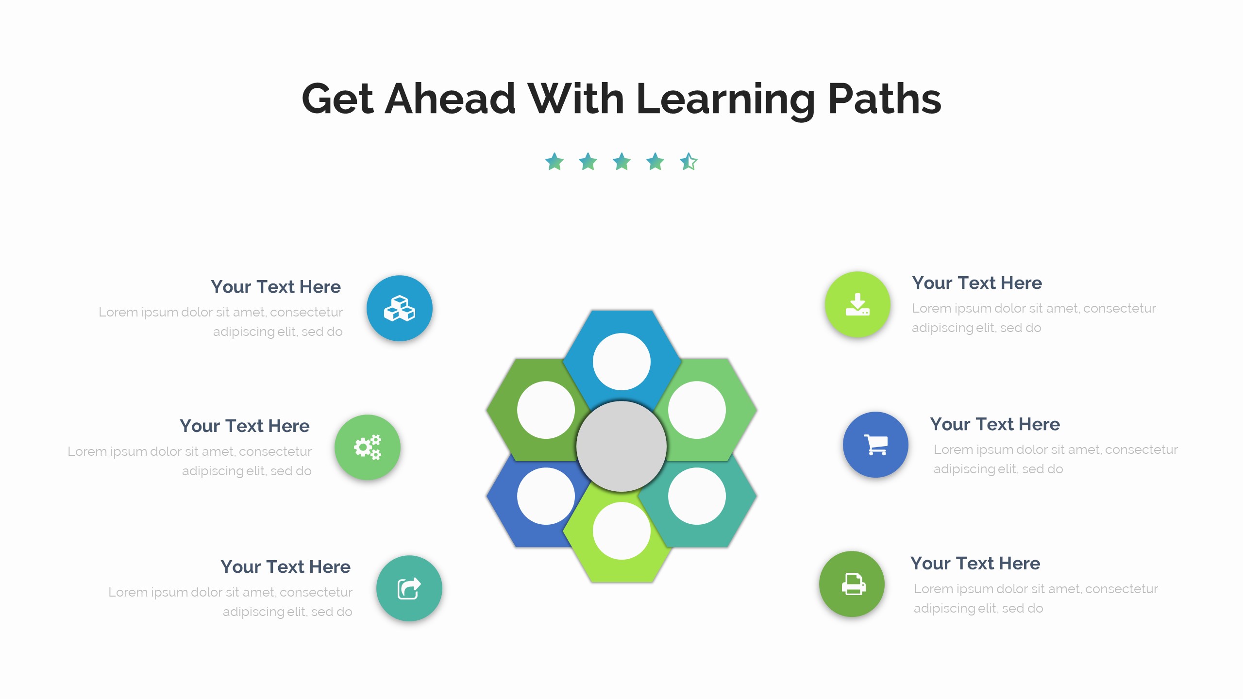 Growth Strategy Pitch Deck Powerpoint Template, Presentation Templates