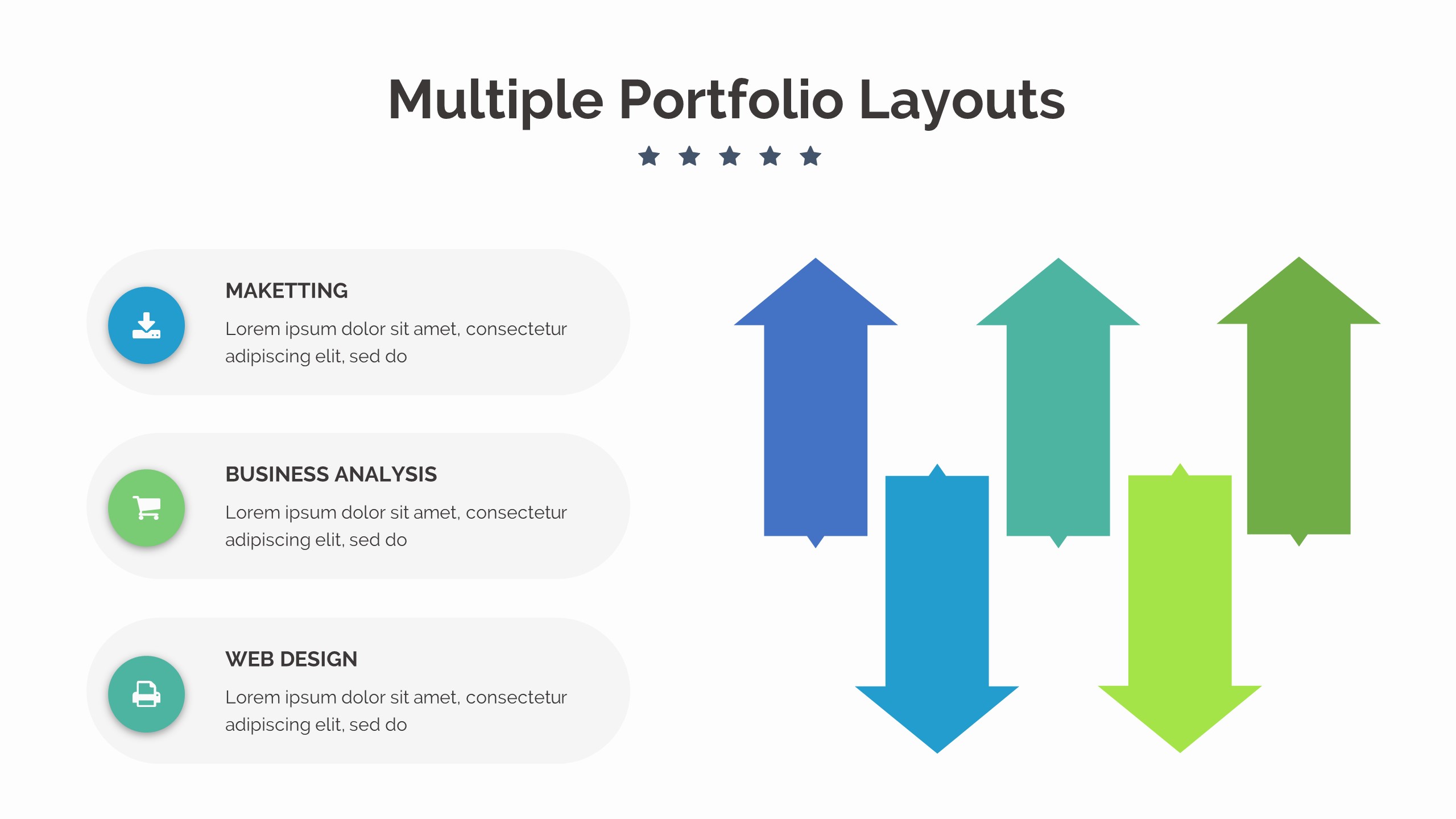 Growth Strategy Pitch Deck Powerpoint Template, Presentation Templates