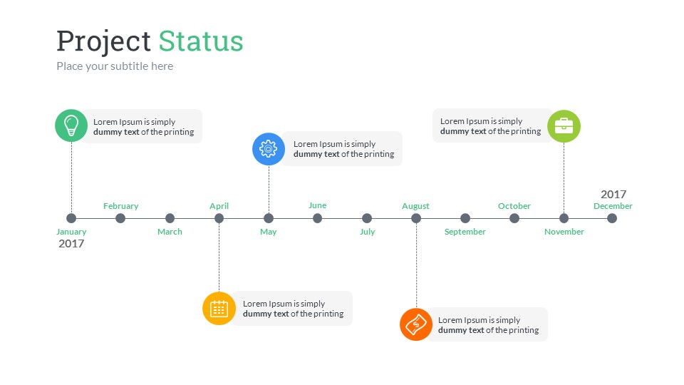 Project Status PowerPoint Presentation Template by SanaNik | GraphicRiver