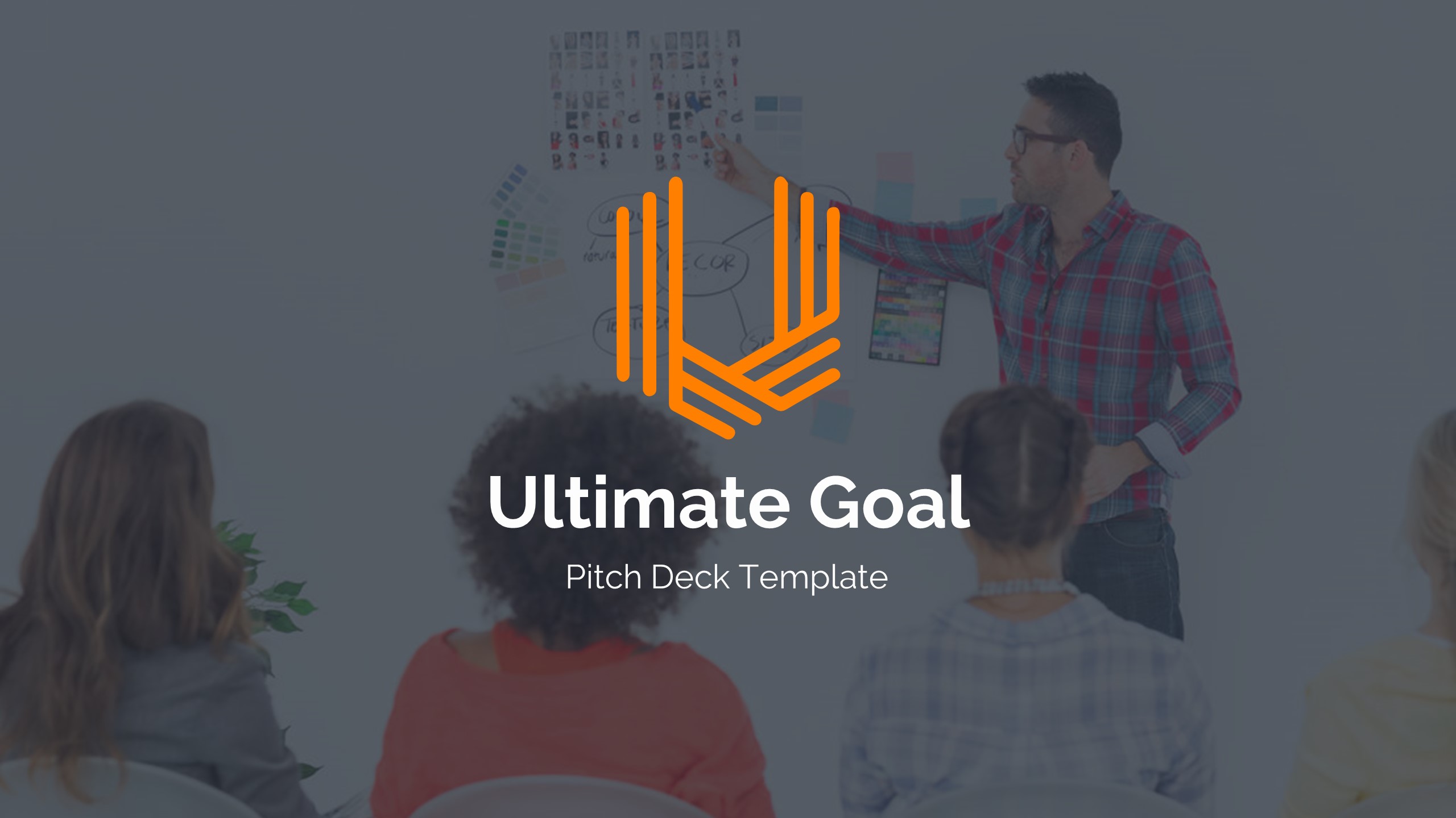 Ultimate Goal Pitch Deck Powerpoint Template, Presentation Templates