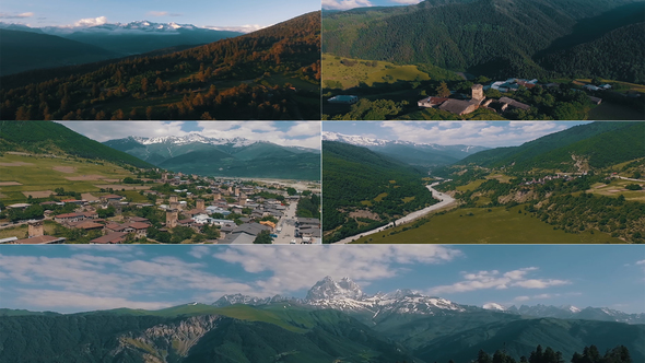Svans Towers - Geogia Aerial View Video Pack, Stock Footage | VideoHive