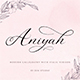 Aniyah Script, Fonts | GraphicRiver