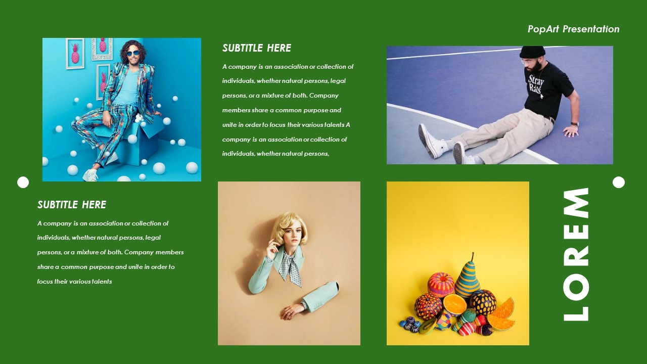 Pop Art Creative Keynote Templates, Presentation Templates | GraphicRiver
