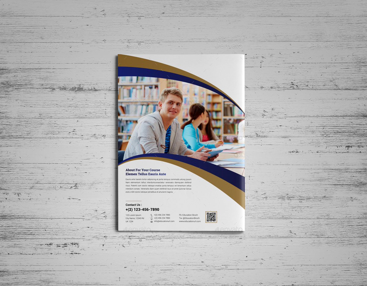 Education Brochure Indesign Template v4, Print Templates | GraphicRiver
