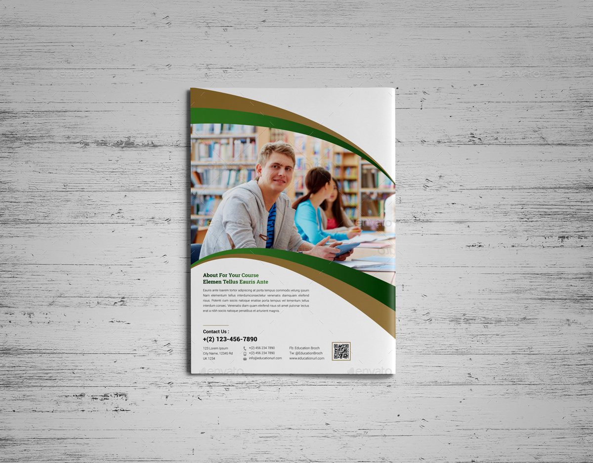 Education Brochure Indesign Template v4, Print Templates | GraphicRiver