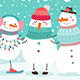 Snowmen Hugging, Vectors | GraphicRiver