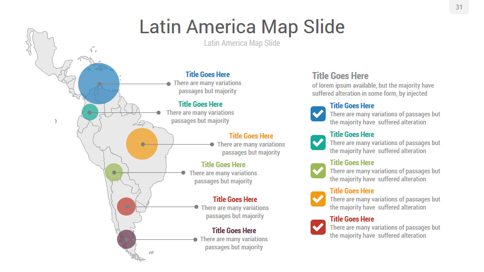 Americas Maps PowerPoint Presentation Template, Presentation Templates