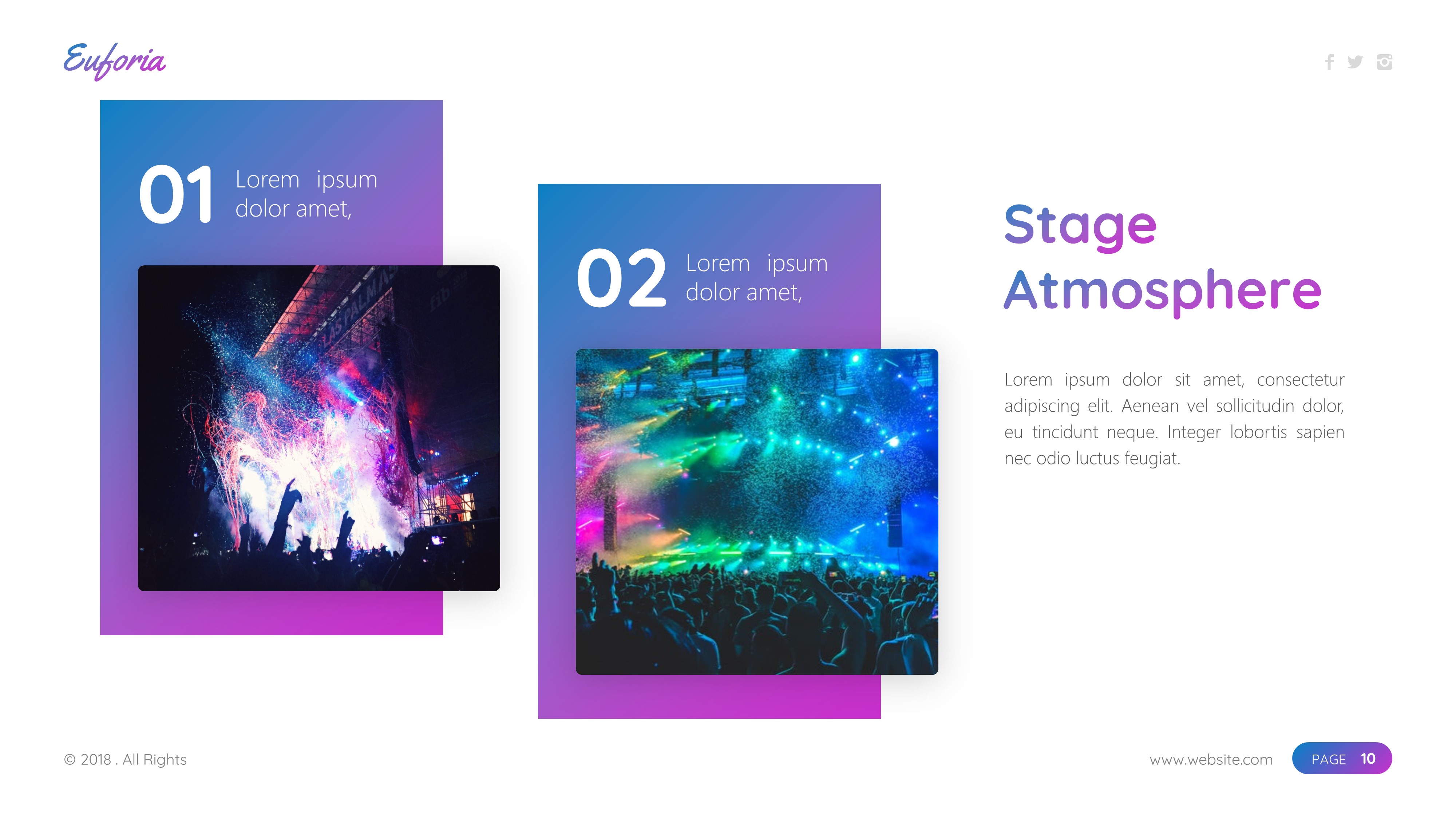 Euforia - Concert Powerpoint Template, Presentation Templates ...
