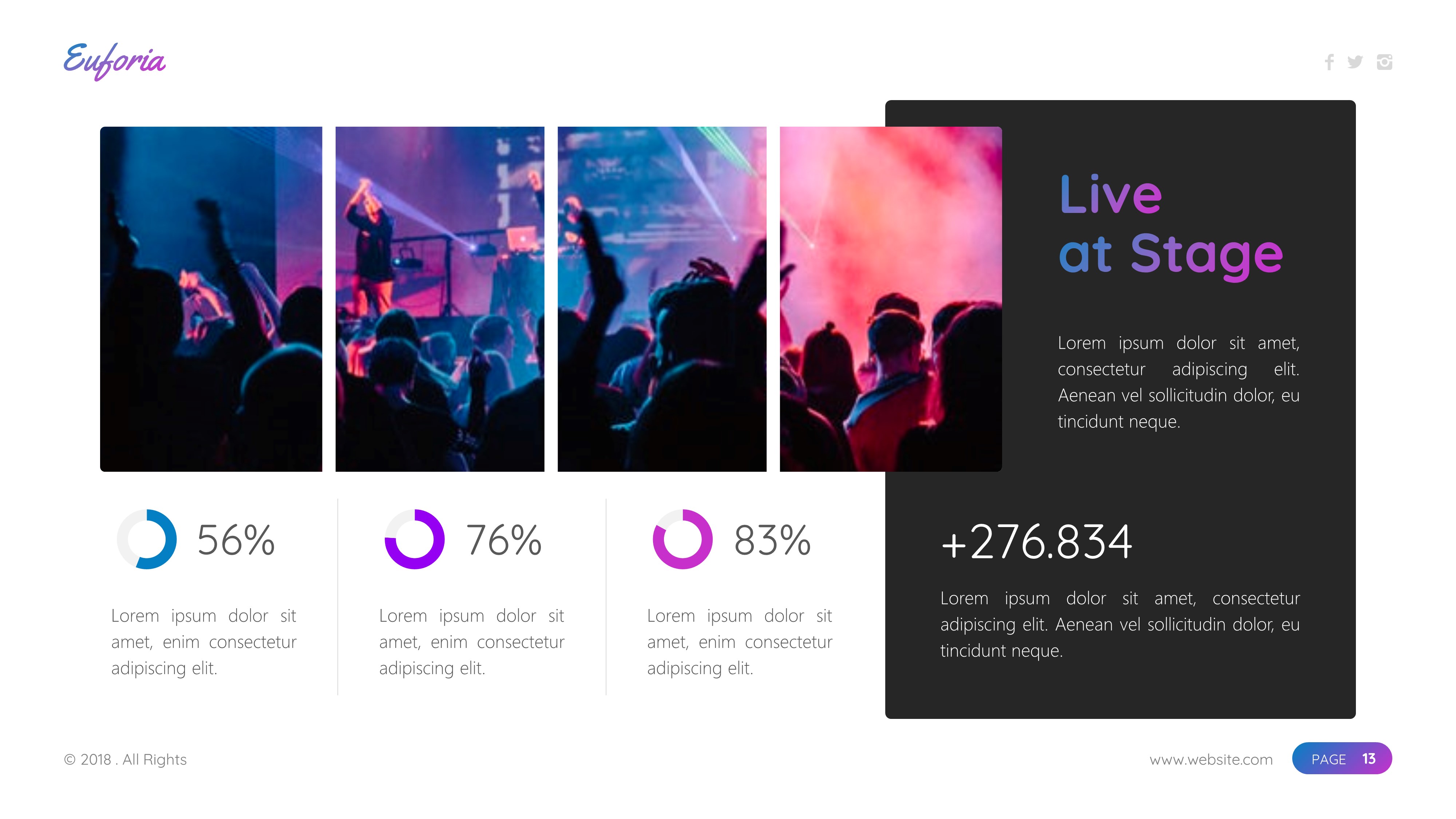 Euforia - Concert Powerpoint Template, Presentation Templates ...