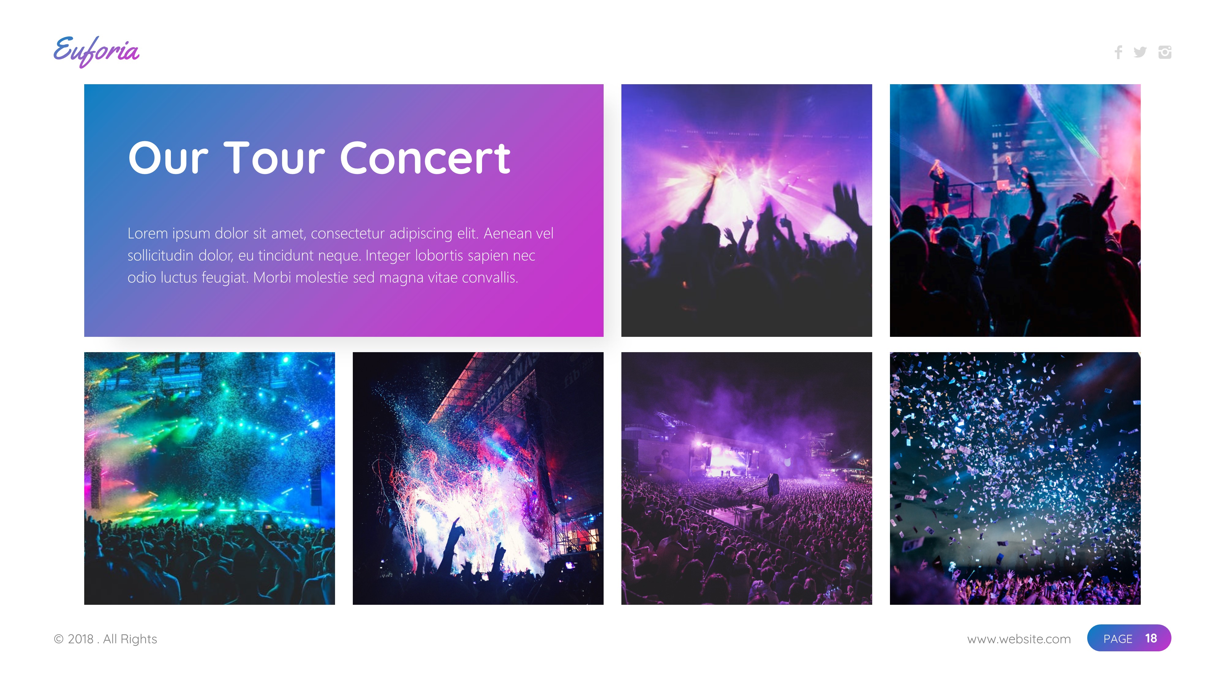Euforia - Concert Powerpoint Template, Presentation Templates ...