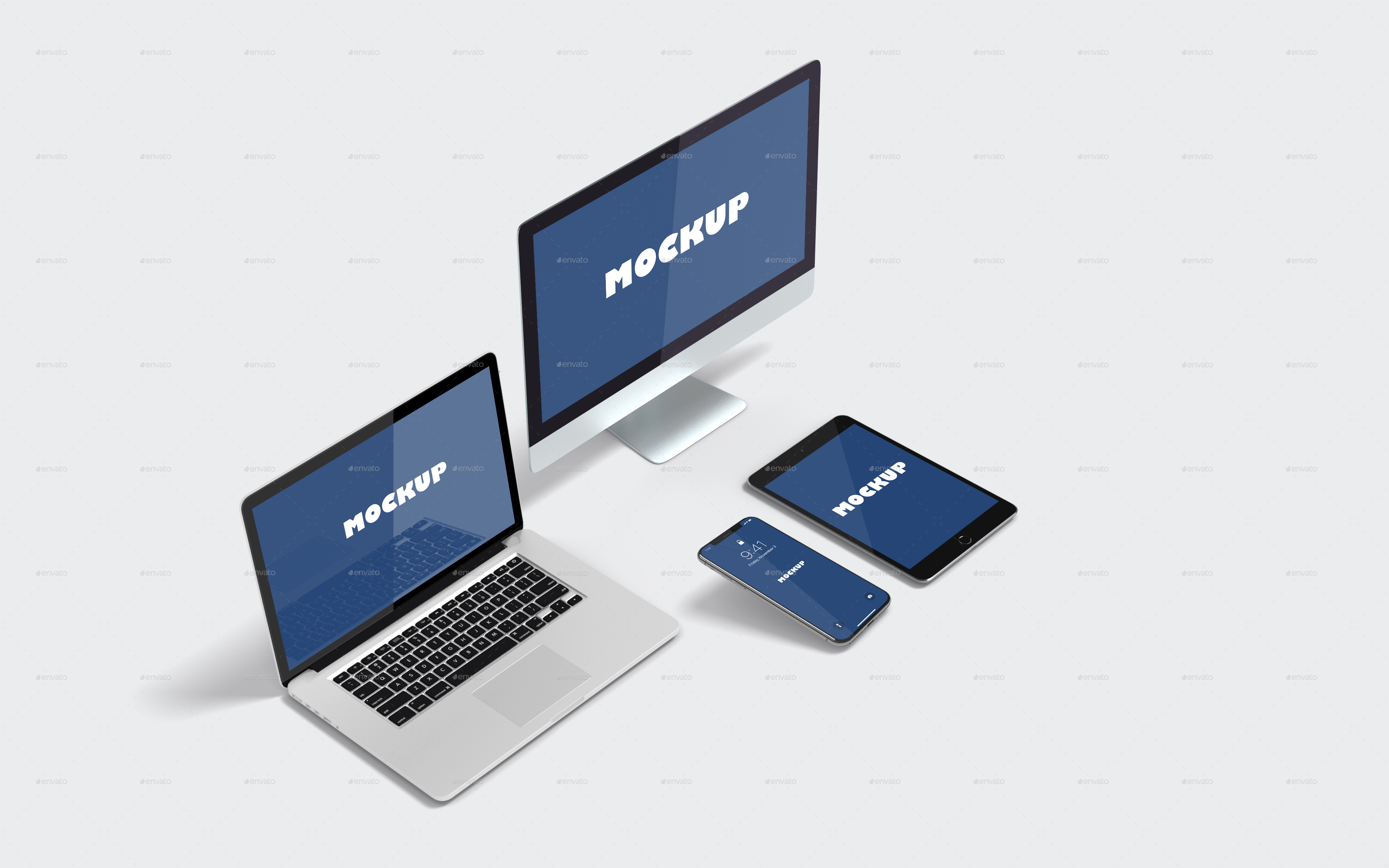 Multi Devices Responsive Website Mockup, Graphics | GraphicRiver