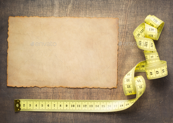 tape measure on slate stone background Stock Photo by seregam | PhotoDune