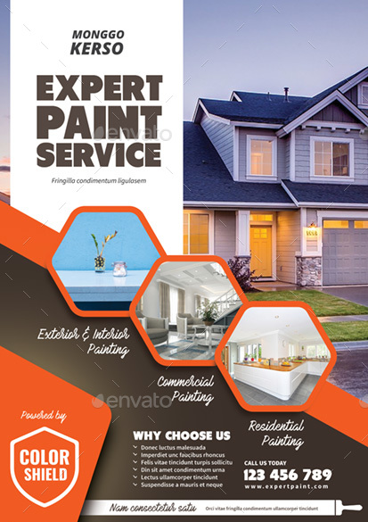 Paint Service, Print Templates | GraphicRiver
