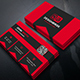 Red Corporate Business Card, Print Templates | GraphicRiver