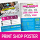 Print Shop Poster / Flyer, Print Templates | GraphicRiver