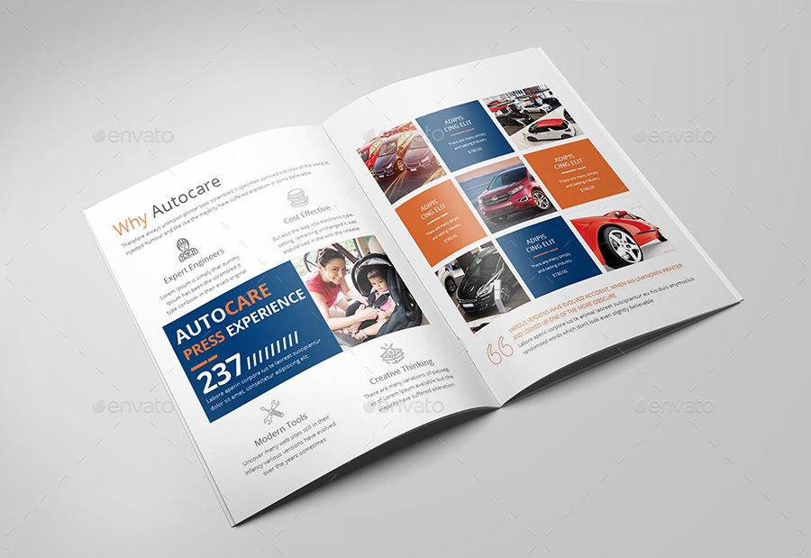 Auto Car Brochure, Print Templates | GraphicRiver