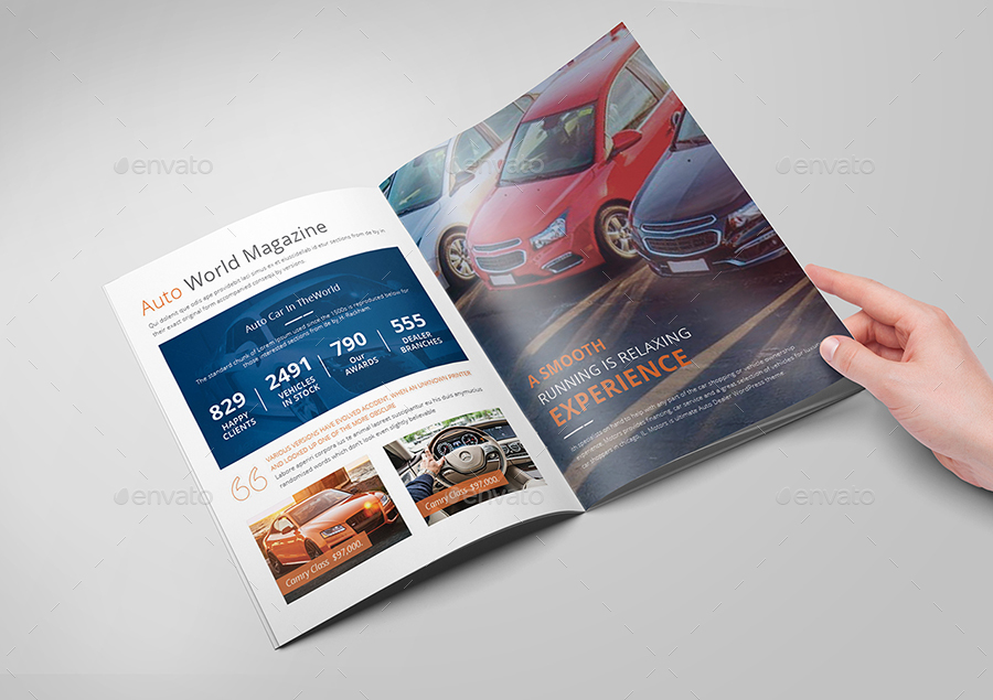 Auto Car Brochure, Print Templates | GraphicRiver
