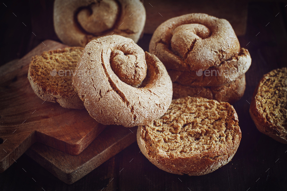 Frisella, typical south italian bread Stock Photo by katrinshine ...