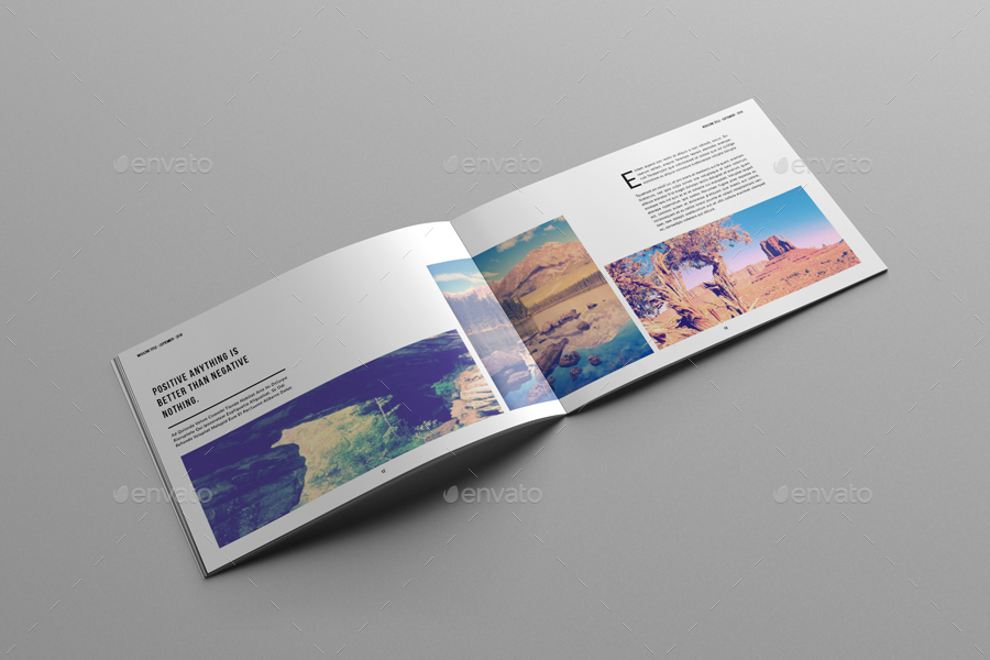 Landscape Magazine Template VI, Print Templates | GraphicRiver
