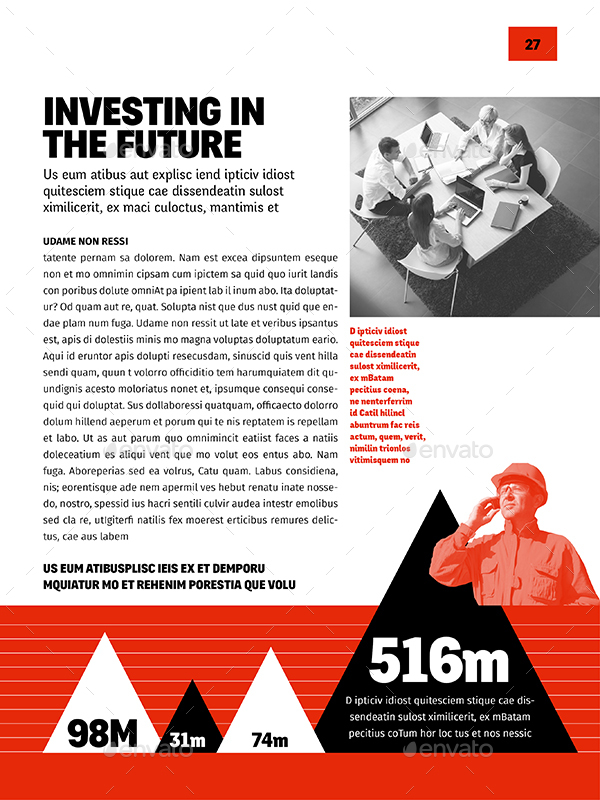 Annual e-Report 36 pages, ePublishing | GraphicRiver