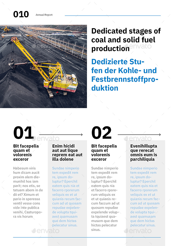 Bilingual Annual Report 30 pages, Print Templates | GraphicRiver