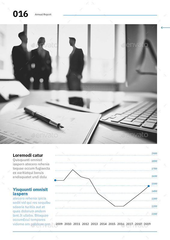 Bilingual Annual Report 30 pages, Print Templates | GraphicRiver