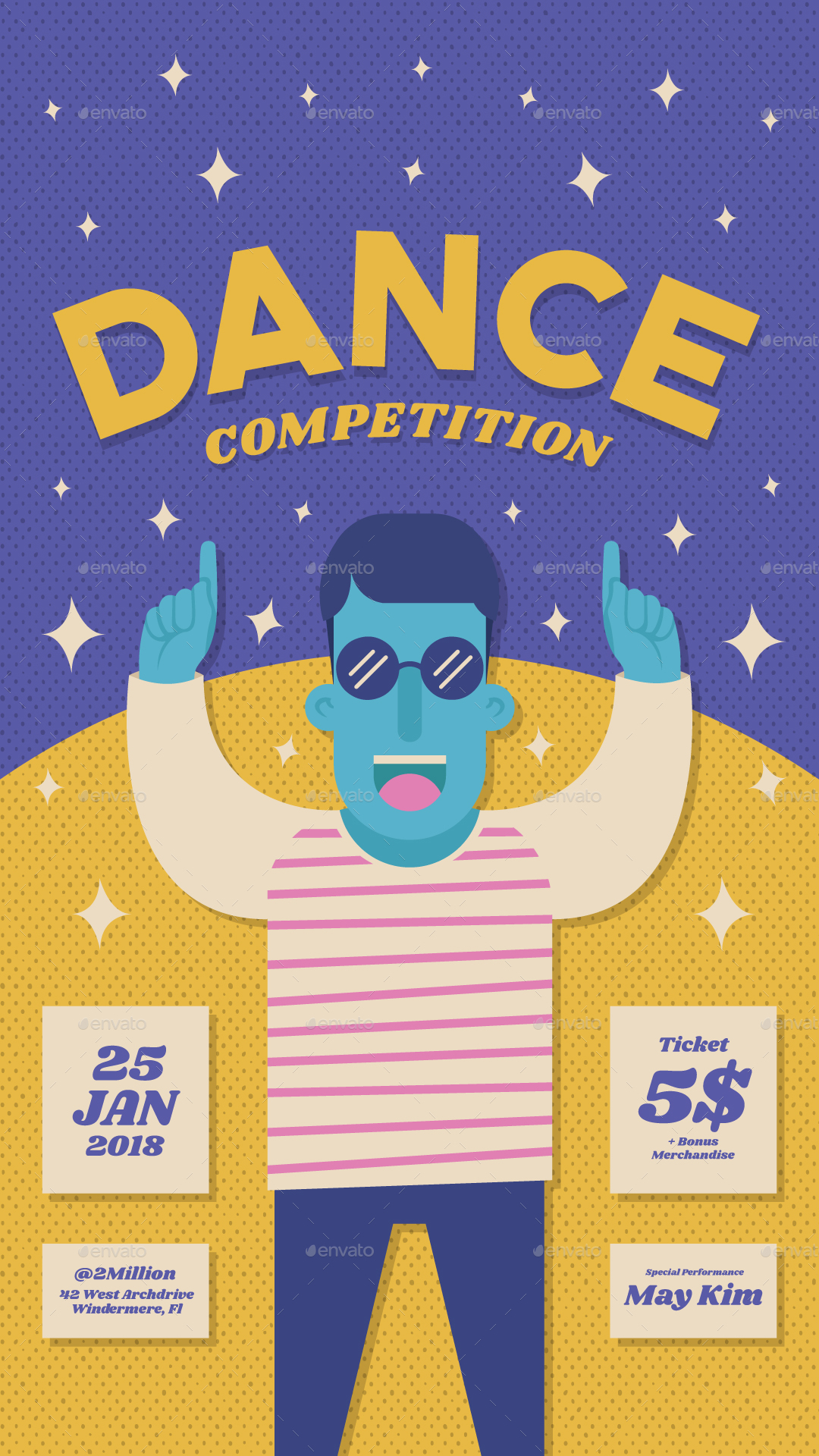 Dance Competition Flyer Set, Print Templates | GraphicRiver