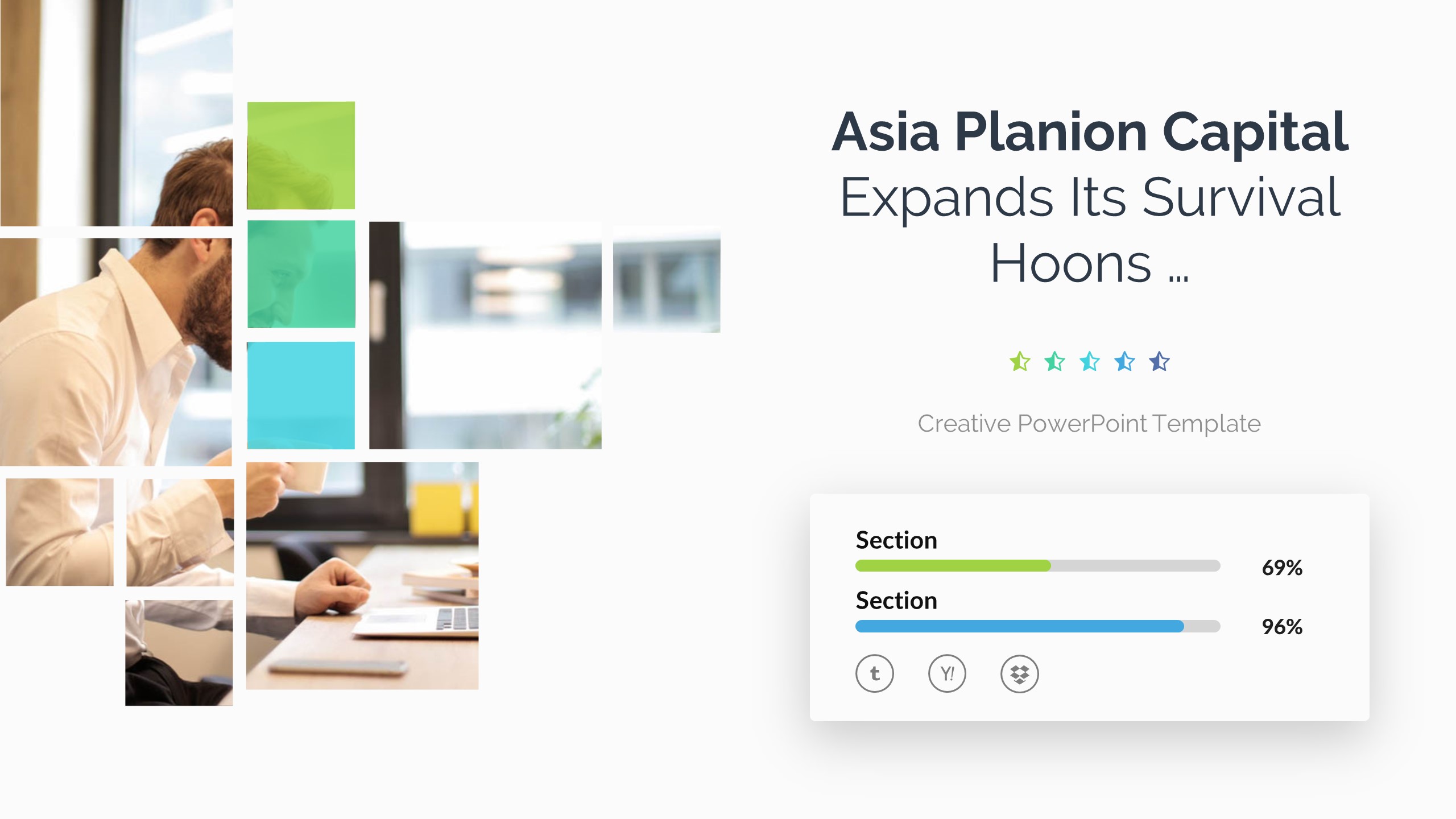 Financial Growth Pitch Deck Google Slide Template, Presentation Templates