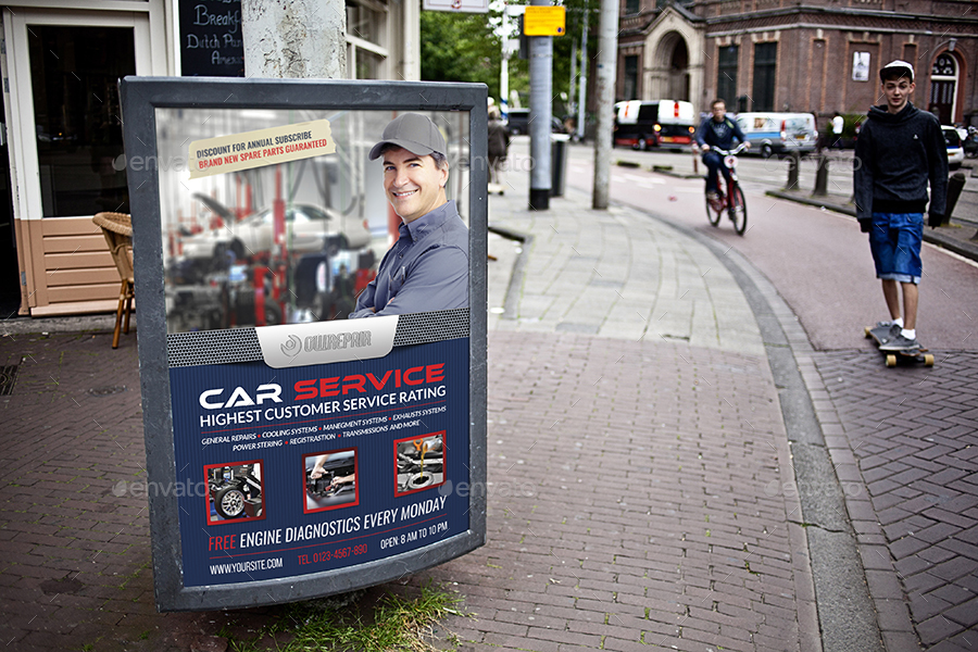 Car Service Advertising Bundle Vol.2, Print Templates | GraphicRiver
