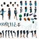 Set for Creating Your Character in Isometric, Vectors | GraphicRiver