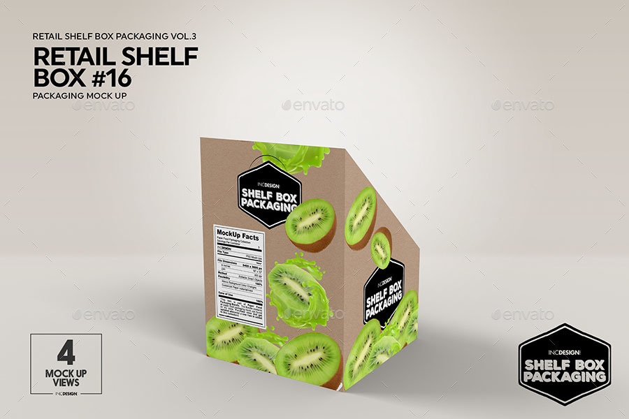 Retail Shelf Box Packaging MockUp No.16, Graphics | GraphicRiver