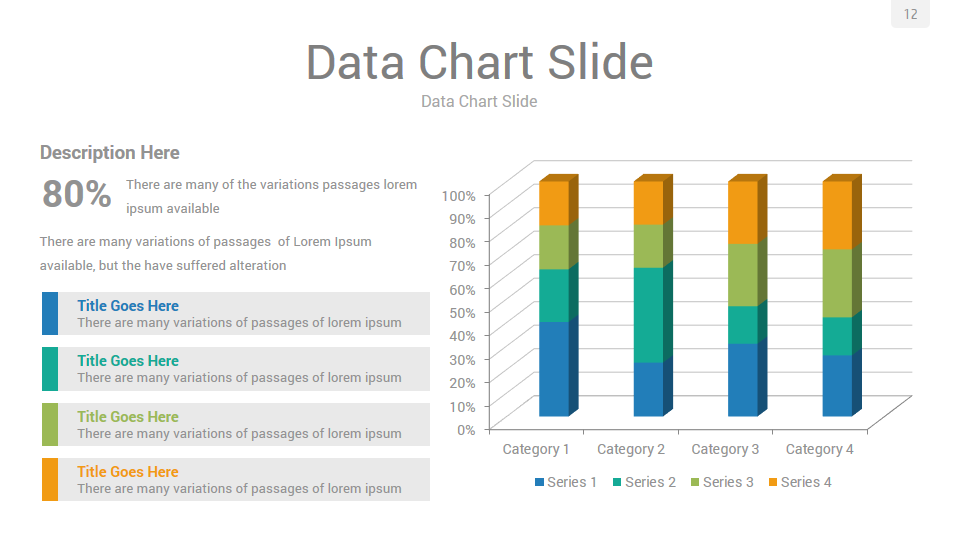 2 In 1 Data Charts PowerPoint Presentation Template Bundle ...