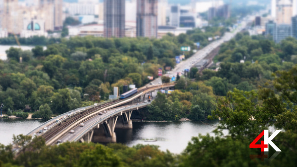 Traffic On The Bridge - Time Lapse 4K, Stock Footage | VideoHive