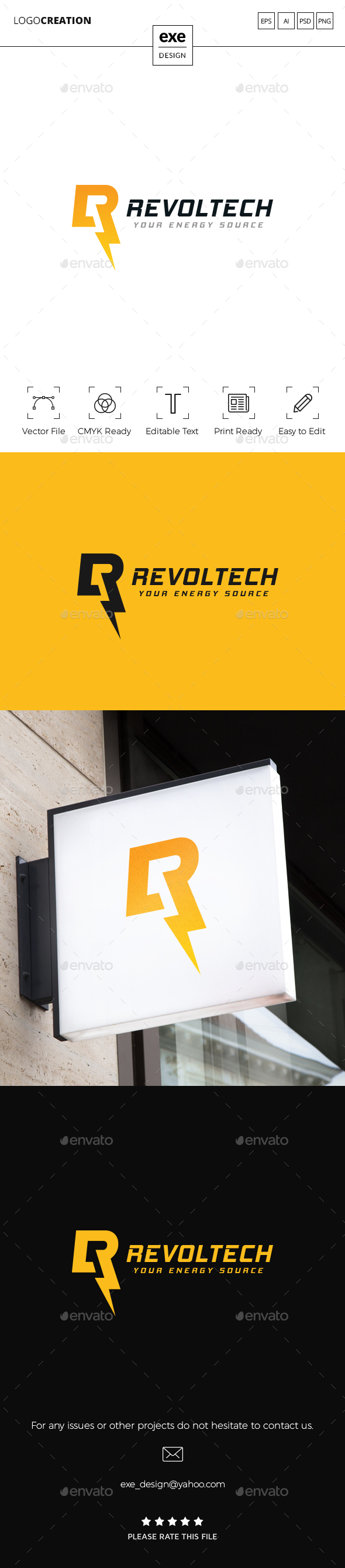 Lightning Letter R Logo, Logo Templates | GraphicRiver