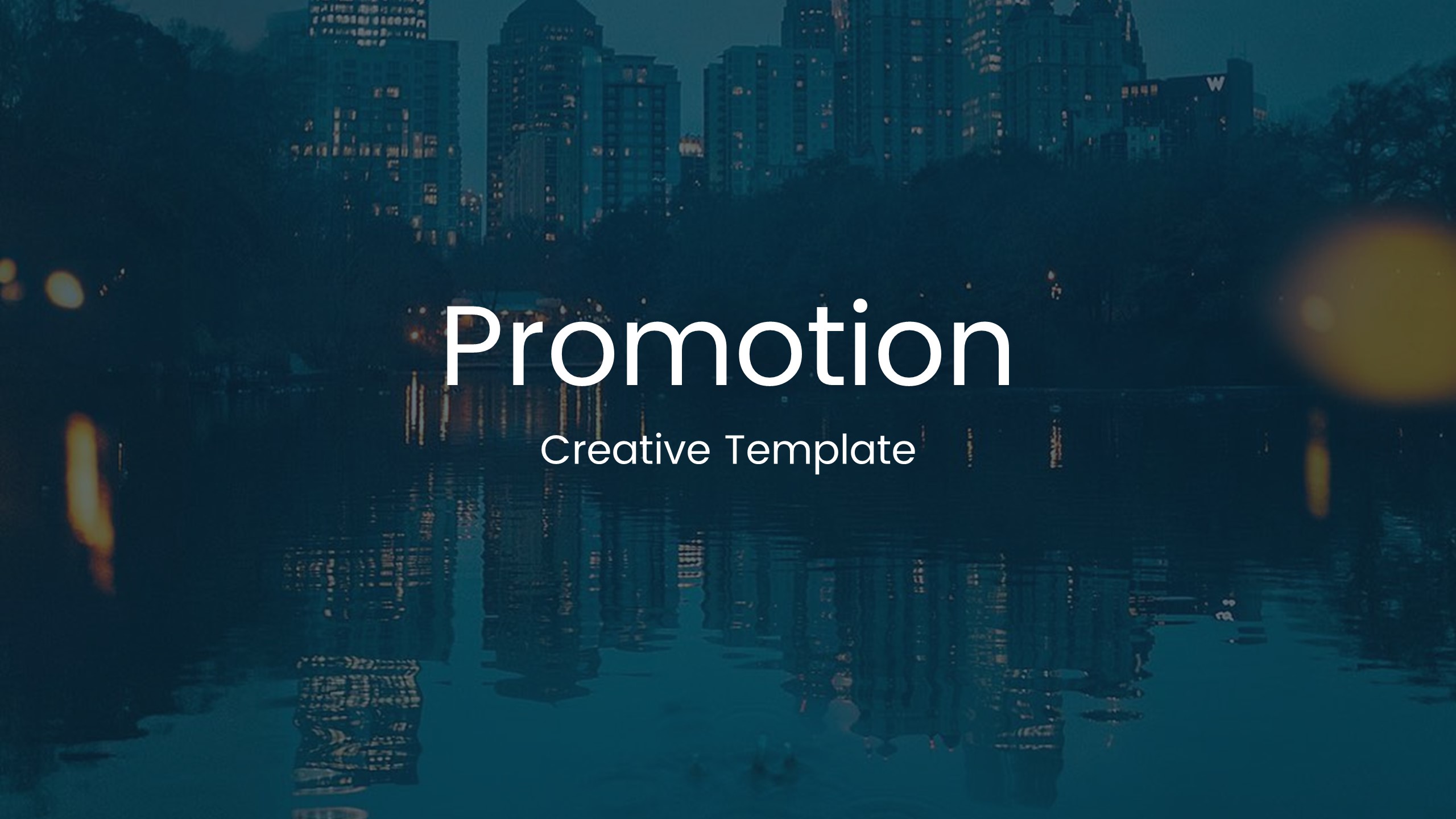 Promotion Creative Powerpoint Template, Presentation Templates ...