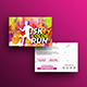 Color Run Event Postcard Template, Print Templates | GraphicRiver