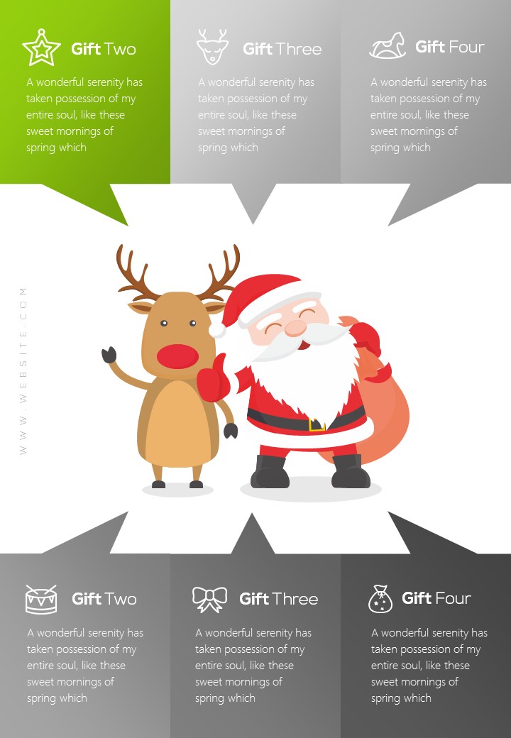 2018 Christmas Multipurpose Portrait Presentation Template ...