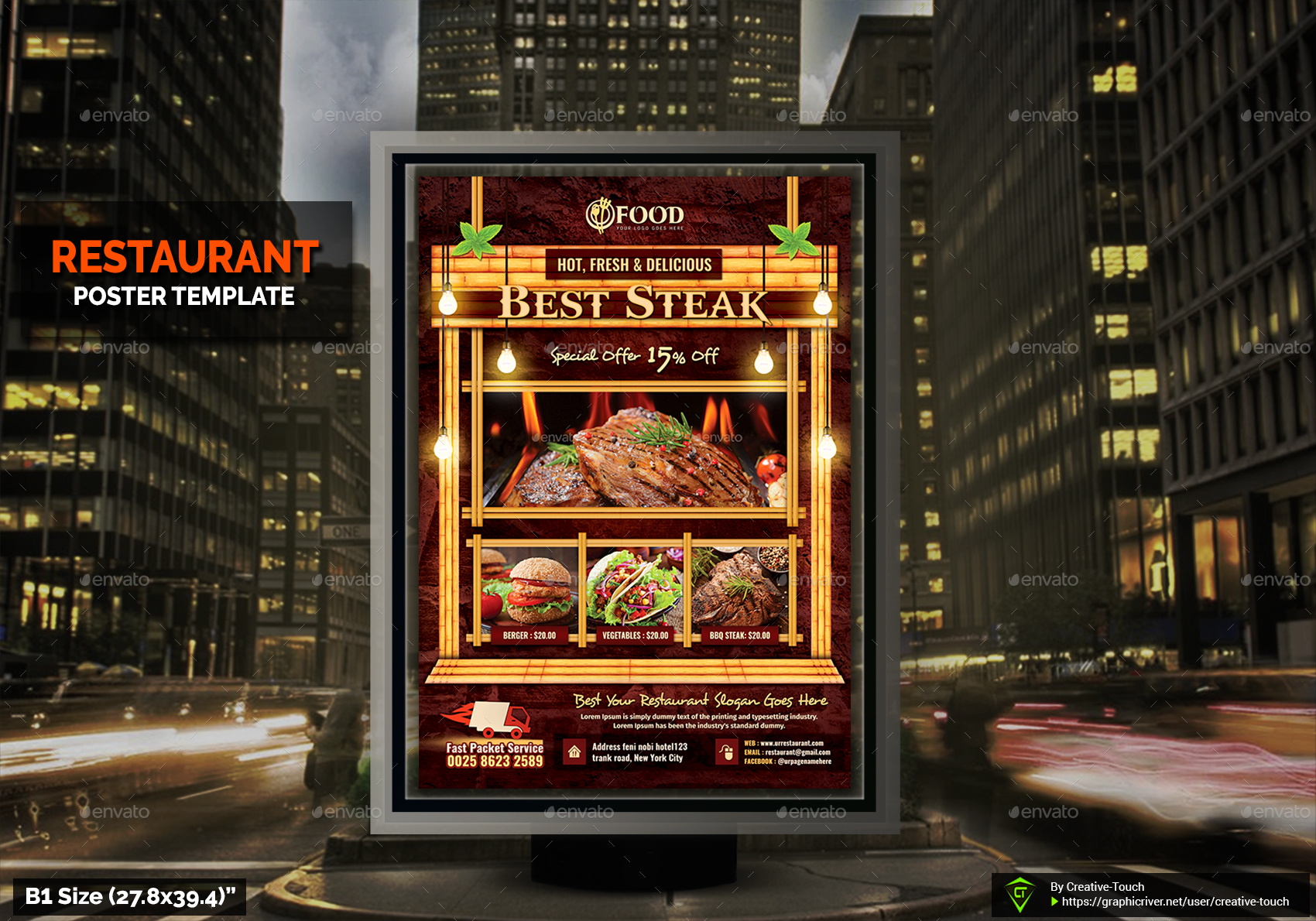 Restaurant Advertising Bundle Vol.3, Print Templates | GraphicRiver