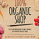 Organic Bio Shop Flyer Template, Print Templates | GraphicRiver